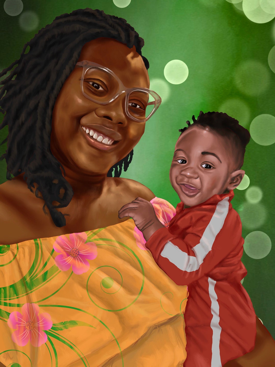 Custom Hand Drawn Portraits - Etsy