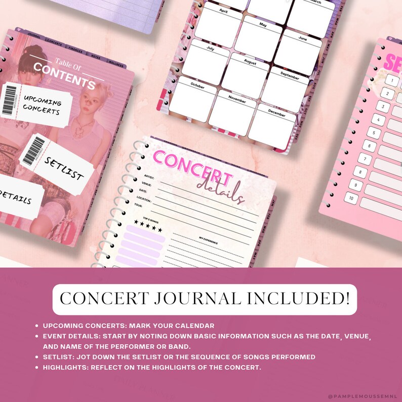 AESPA Digital Planner All-in-one Concert Planner Goodnotes Notability ...