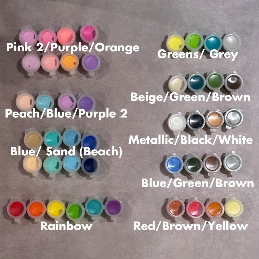 Plant Pot Painting Set Paint Your Own Pot Paints and Brush - Etsy