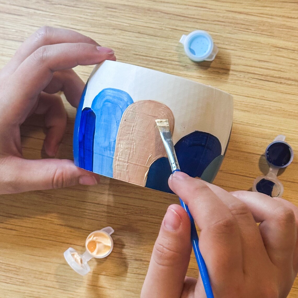 Plant Pot Painting Set, Paint Your Own Pot! Paints and Brush Included ...