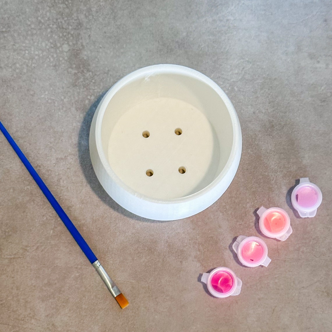 Plant Pot Painting Set, Paint Your Own Pot! Paints and Brush Included ...