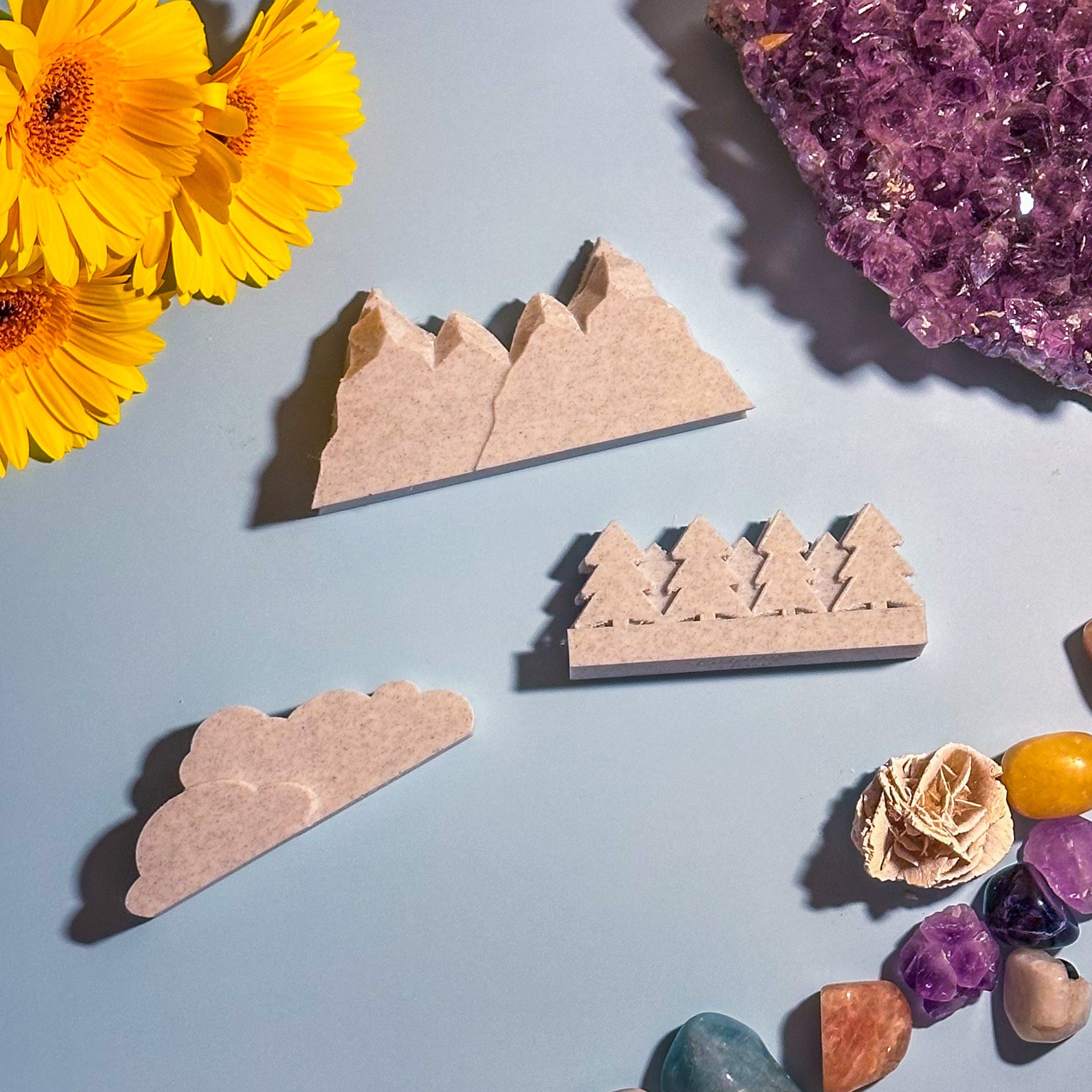 Set of 3 Affirmation Card Holders, Tarot Card Holders, Oracle Card ...