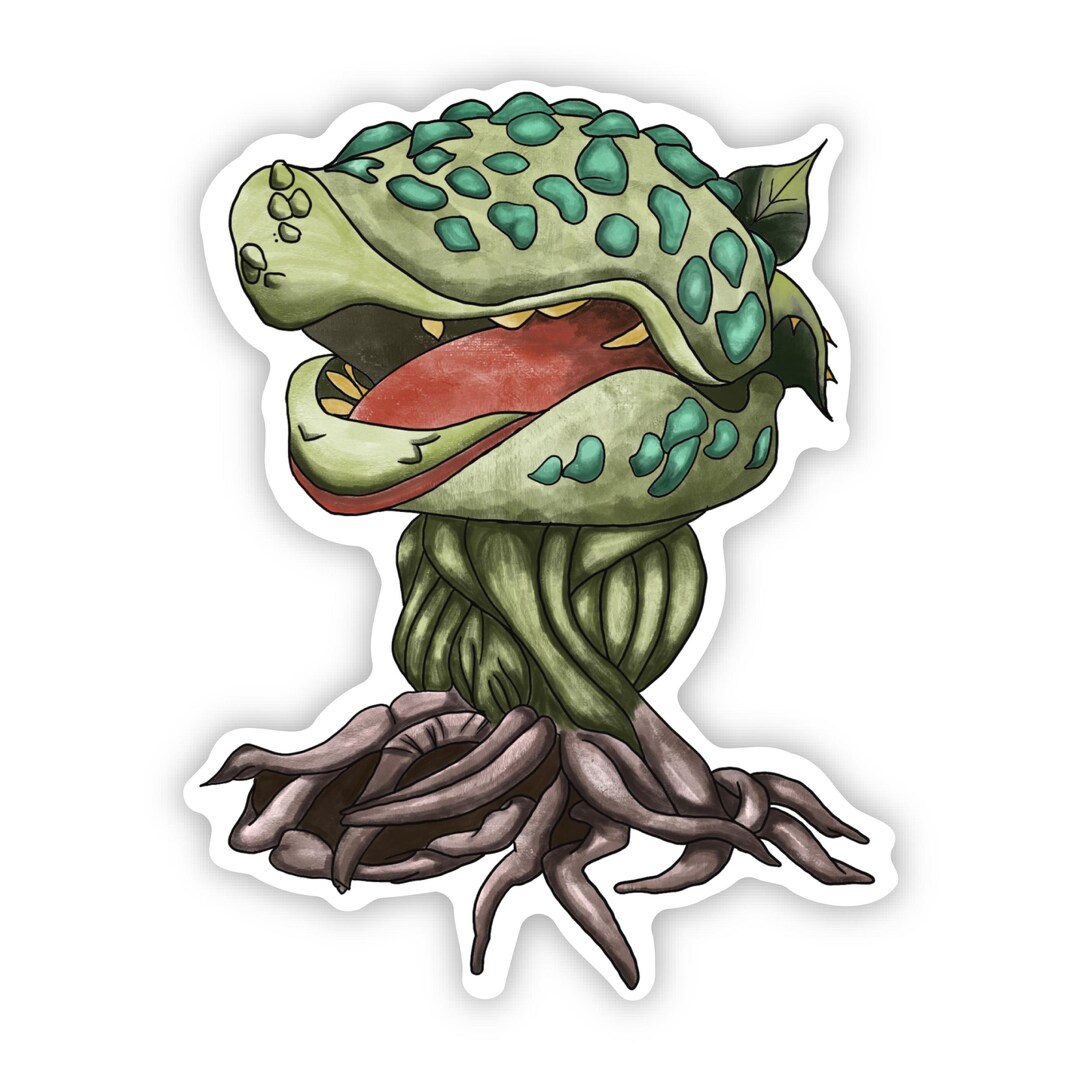 Audrey II Plant Sticker: Little Shop of Horrors, Waterproof Vinyl - Etsy