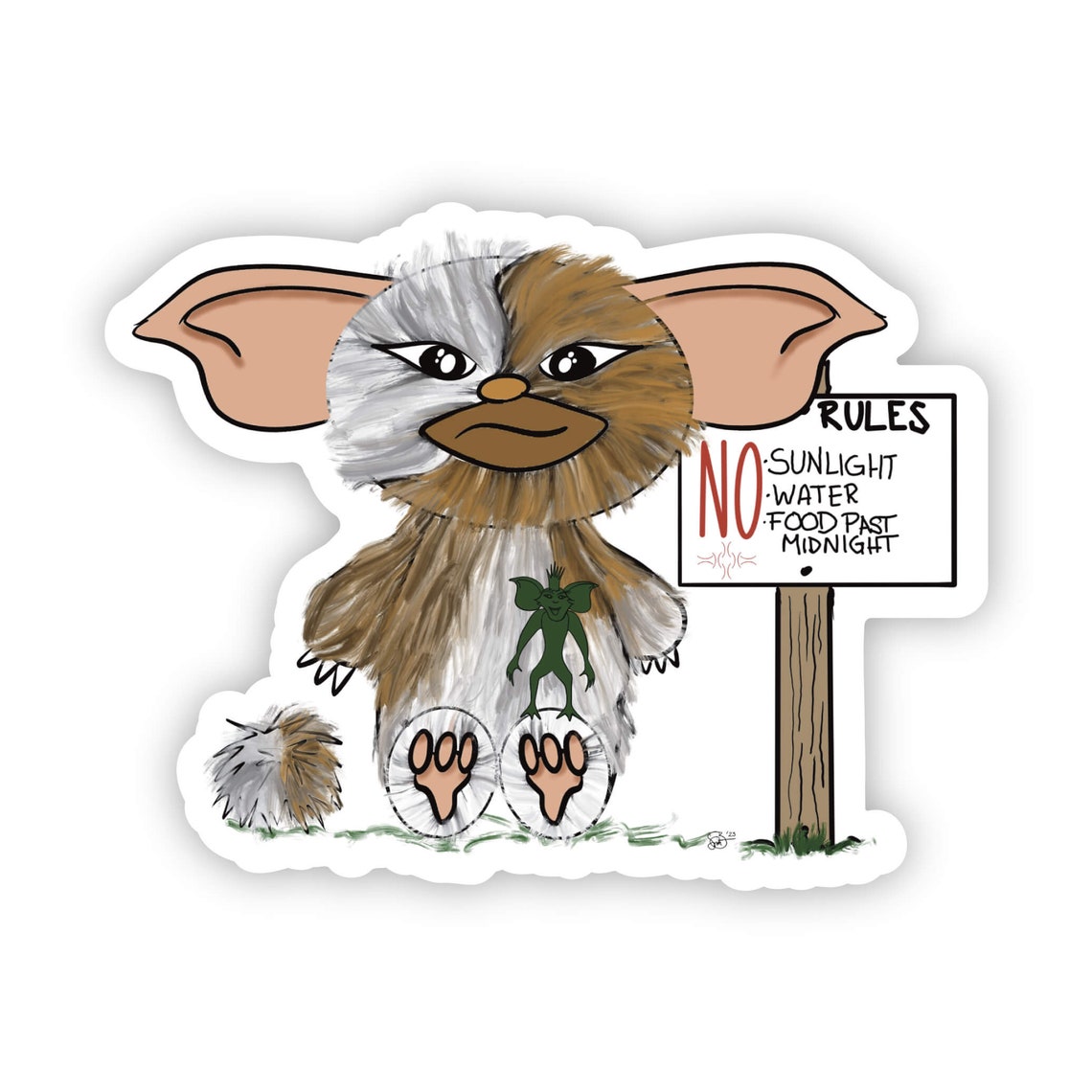 STICKER: Gremlins Sticker Waterproof Vinyl Sticker Dishwasher Safe ...