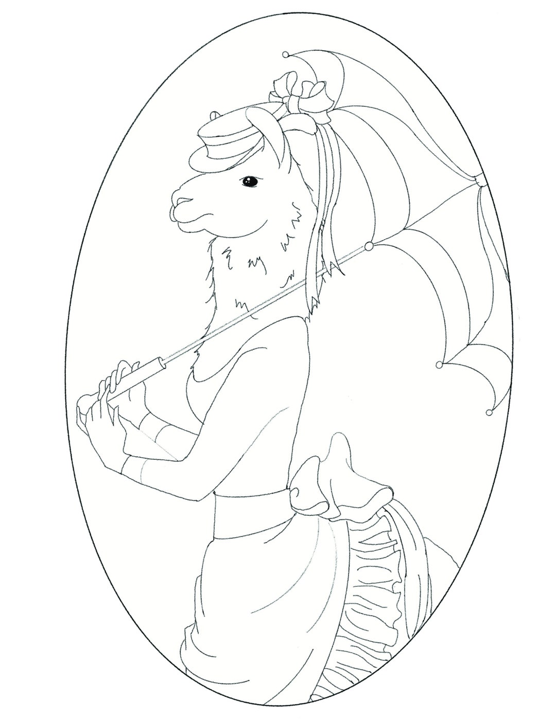 Lady Llama Digital Download - Etsy