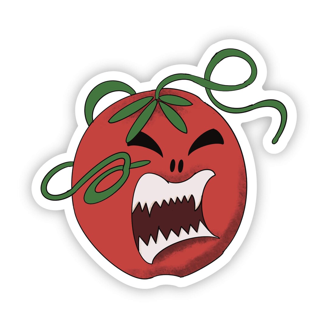STICKER: Attack of the Killer Tomato Sticker - Waterproof Vinyl ...