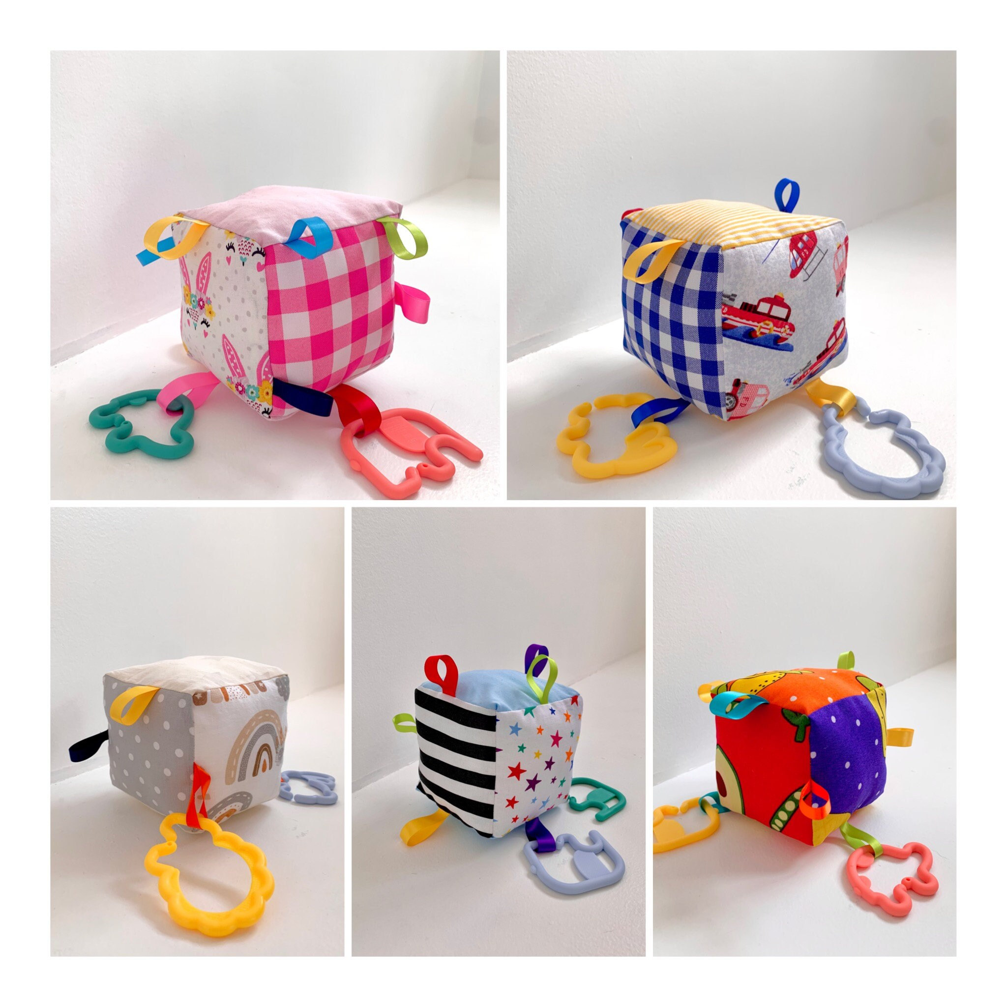 Baby Sensory Cubes Infant Development Toys - Etsy
