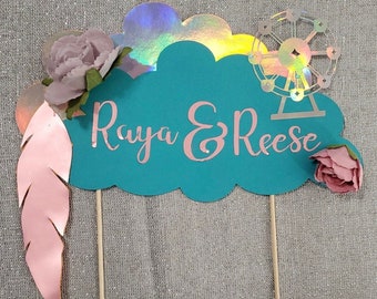 Coachella Cake Toppers - Etsy