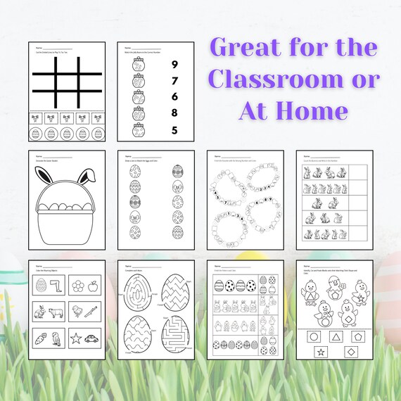 First Grade Easter Worksheets