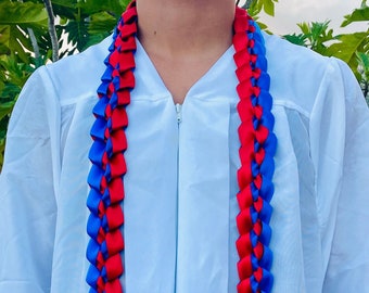 Customizable 64-inch Satin Ribbon Sash Lei for Graduation and ...