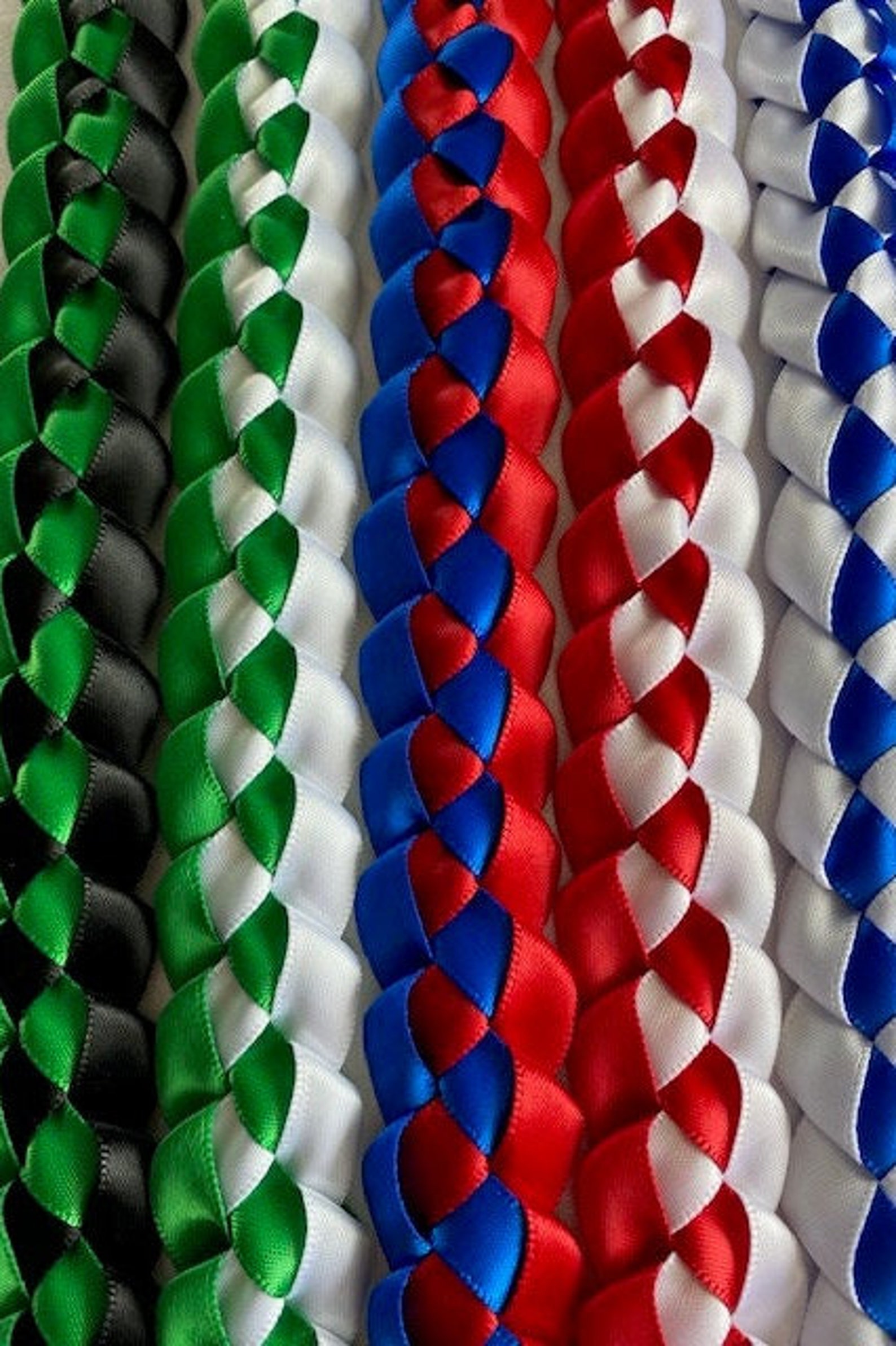 Customizable Satin Ribbon Lei: Graduation, Senior Night, Luau - Etsy