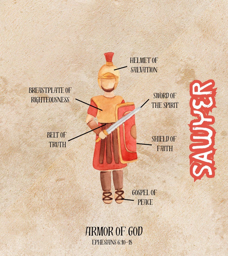 Armour of God Water Bottle | Ephesians 6 Christian Gift | Faith Kids ...