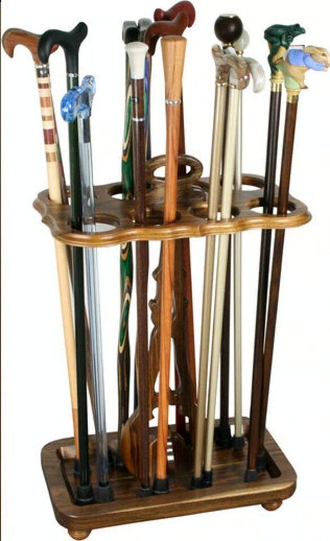 Walking Cane Display Stand & Walking Stick Holder - Casual Modern - Etsy