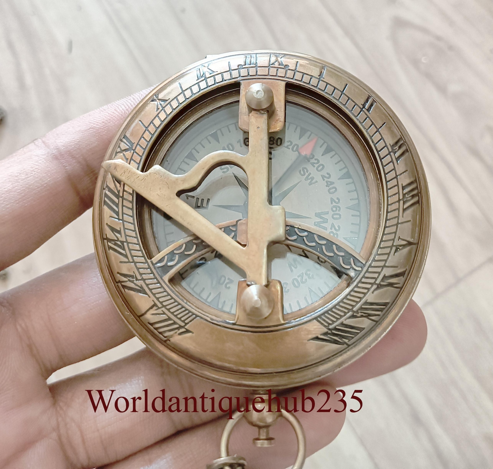 Personalized Engraved Working Compass, Custom Handwriting Compass ...
