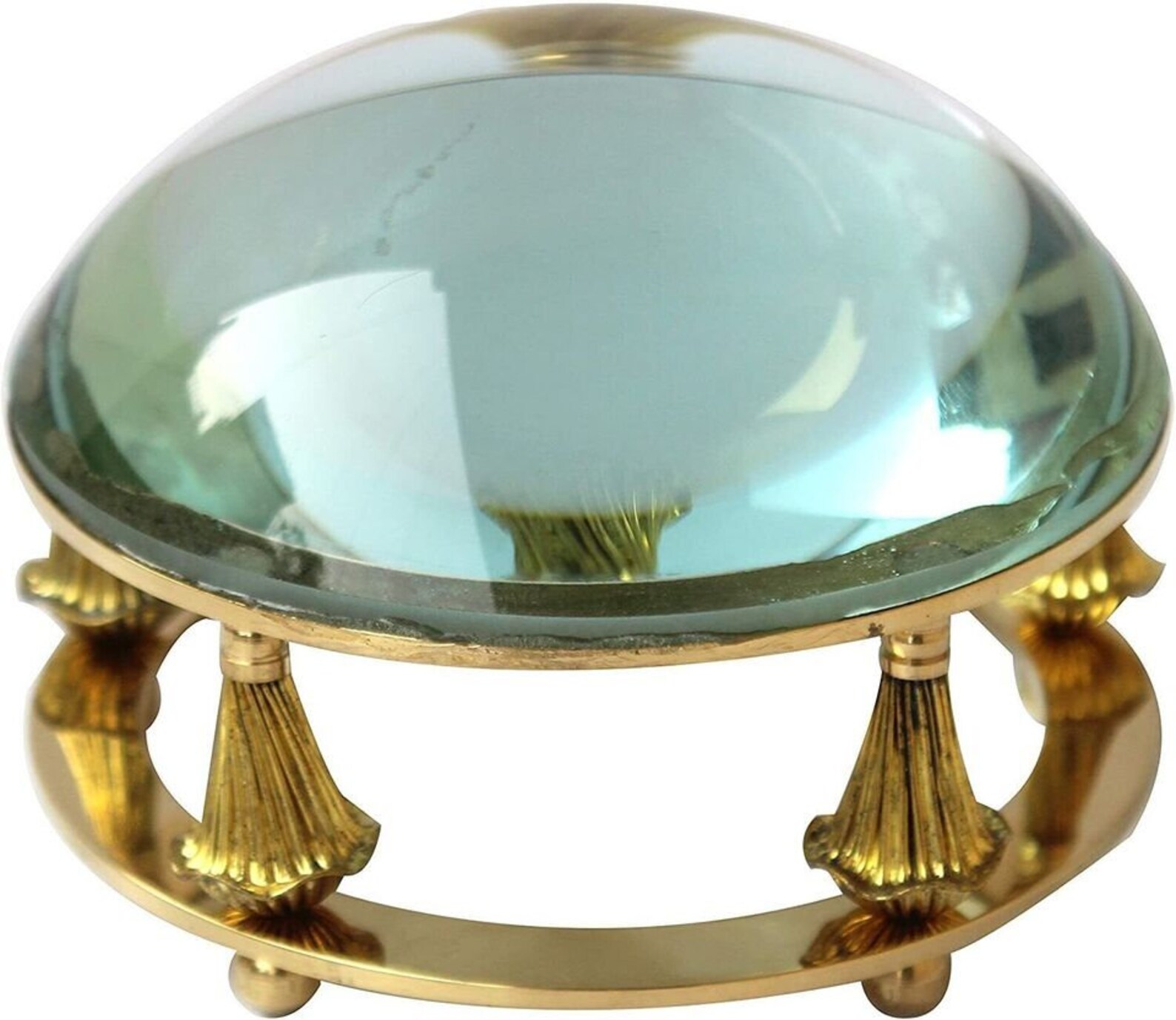 Antique Nautical Map Reading Magnifying Glass Desk Magnifier / Paper ...