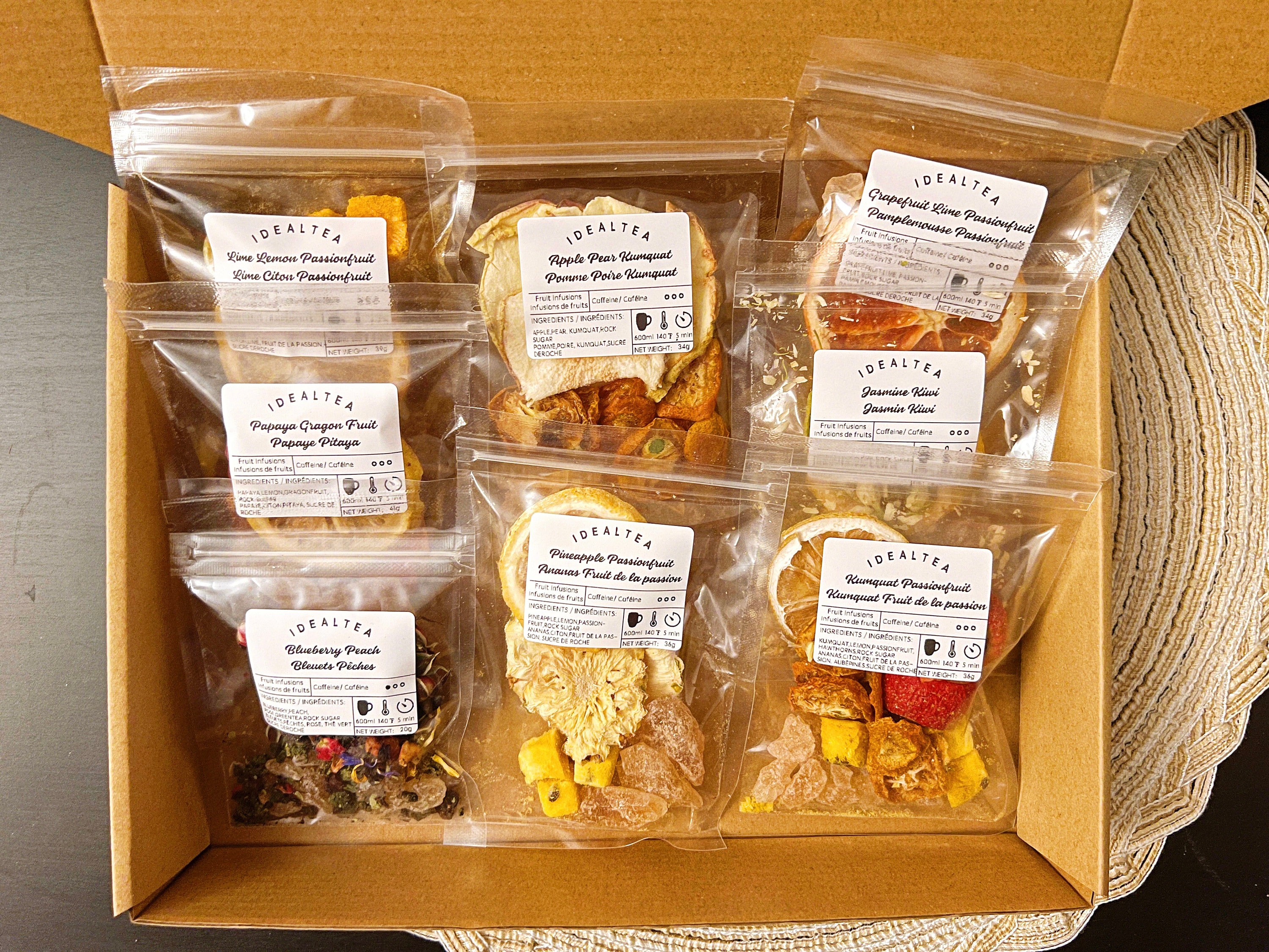 Fruit Tea Sampler: Vegan Fruit Infusions Gift Set - Etsy