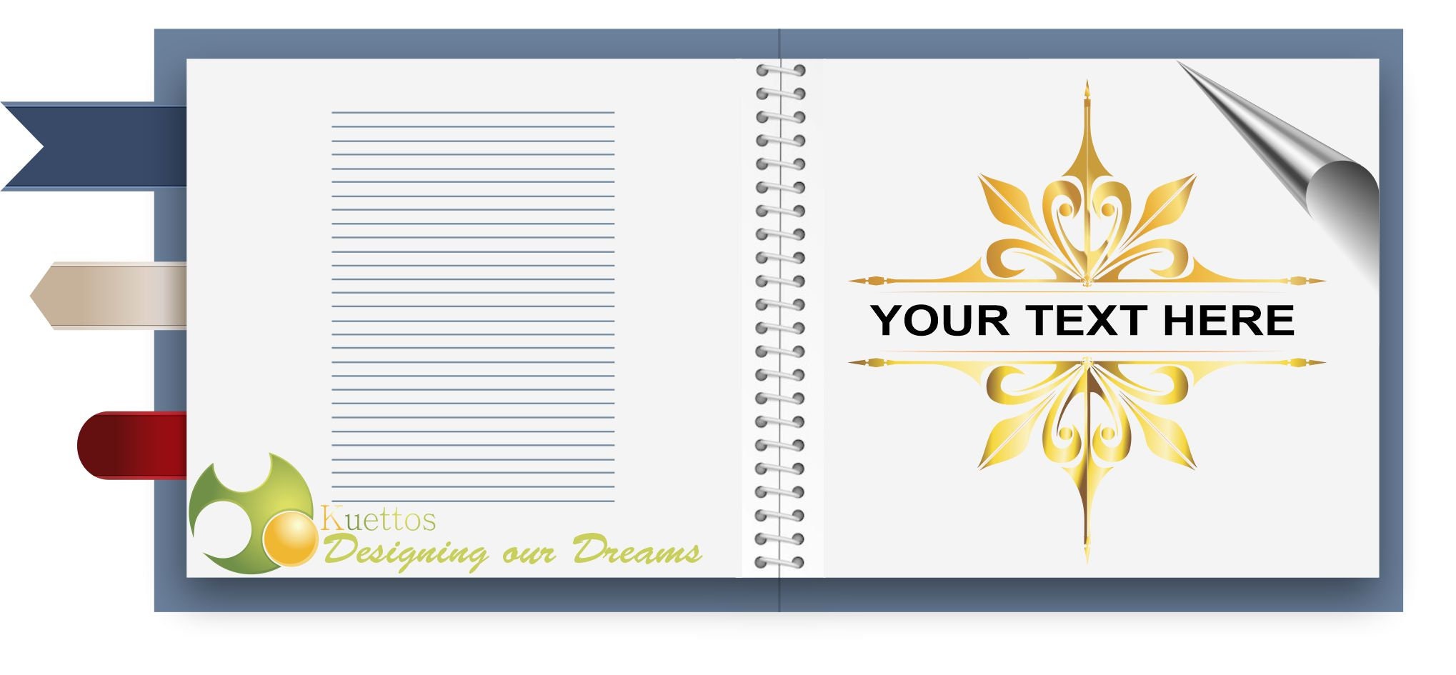 Text Dividers Clipart, Gold Divider Clipart, Vintage Photoshop PNG File ...