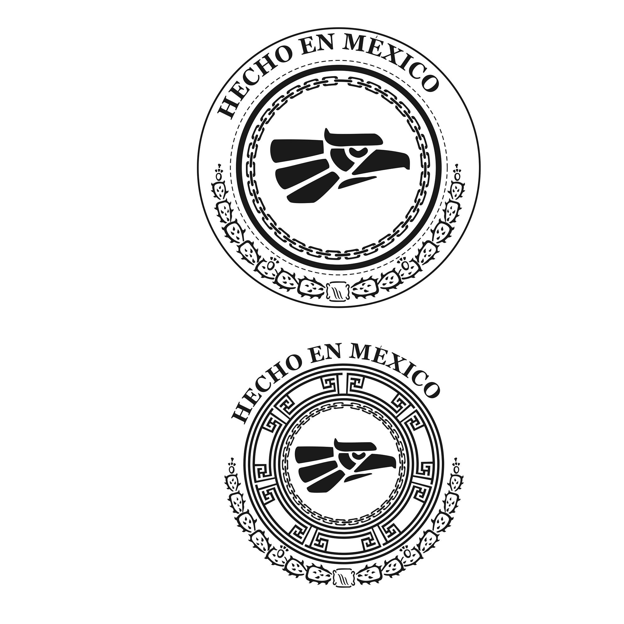 Made in Mexico 2 Logos , Hecho En Mexico Logo Svg Png Photoshop PNG ...