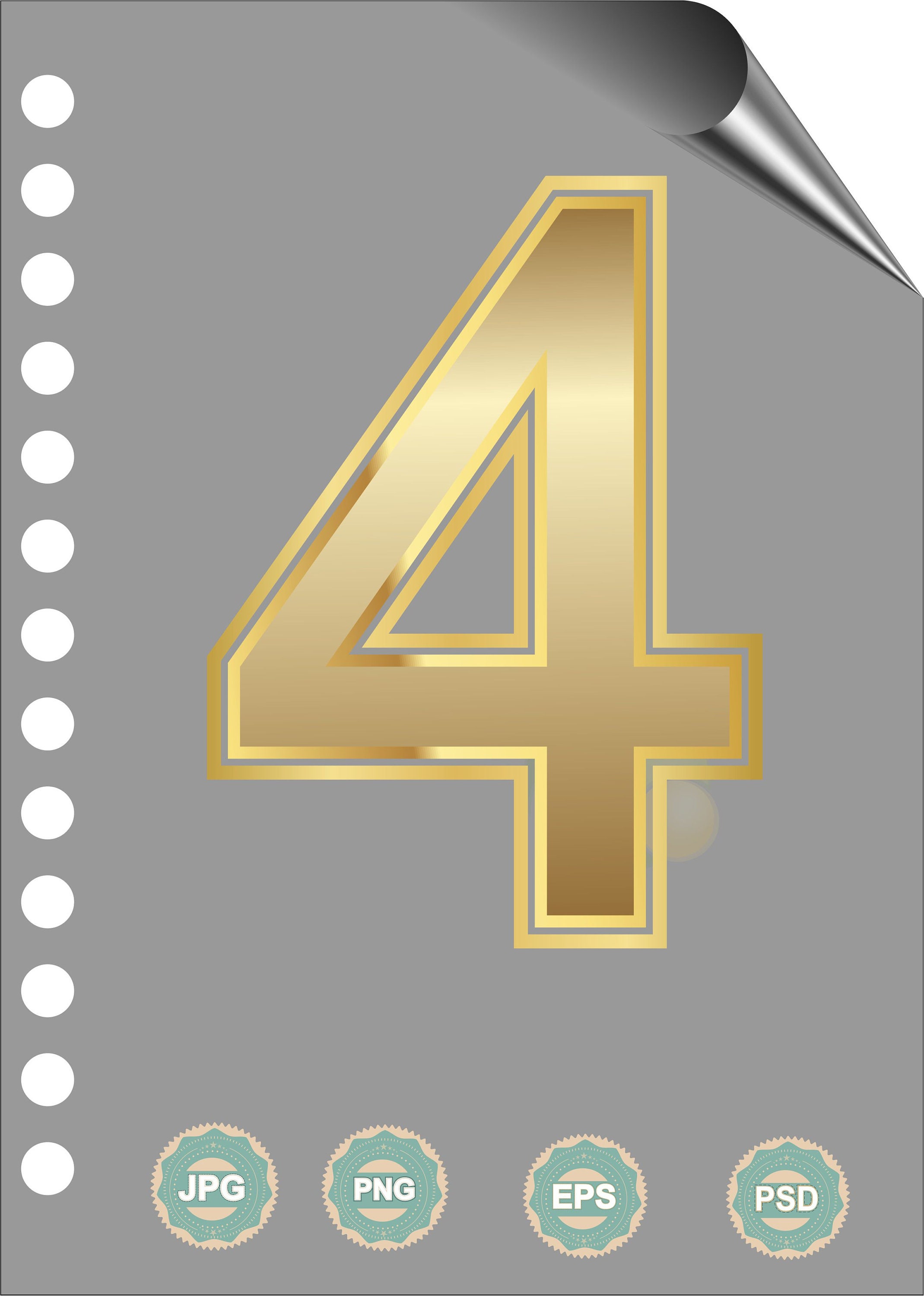 Gold Birthday Numbers,numbers for Date, Wedding Date Numbers,sports ...