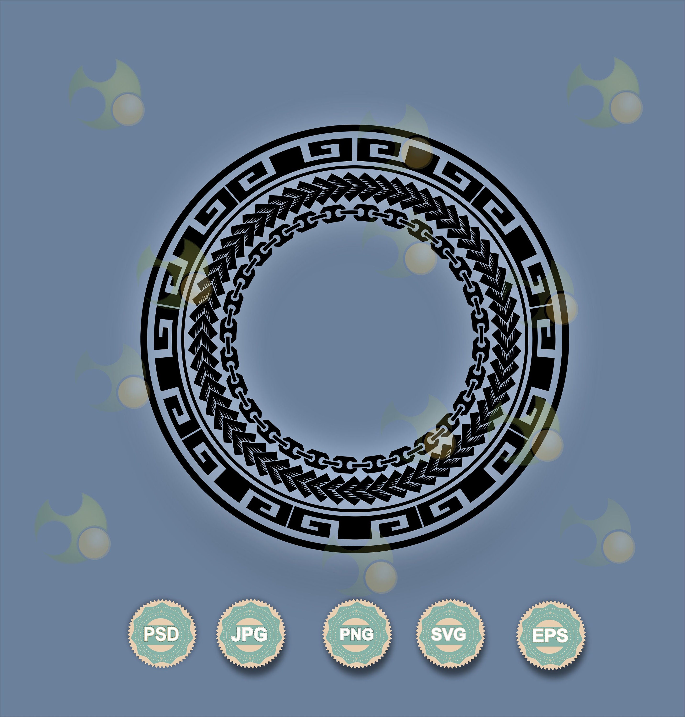 Greek Circle Svg,greek Bundle PNG PSD PNG File - High Resolution ...