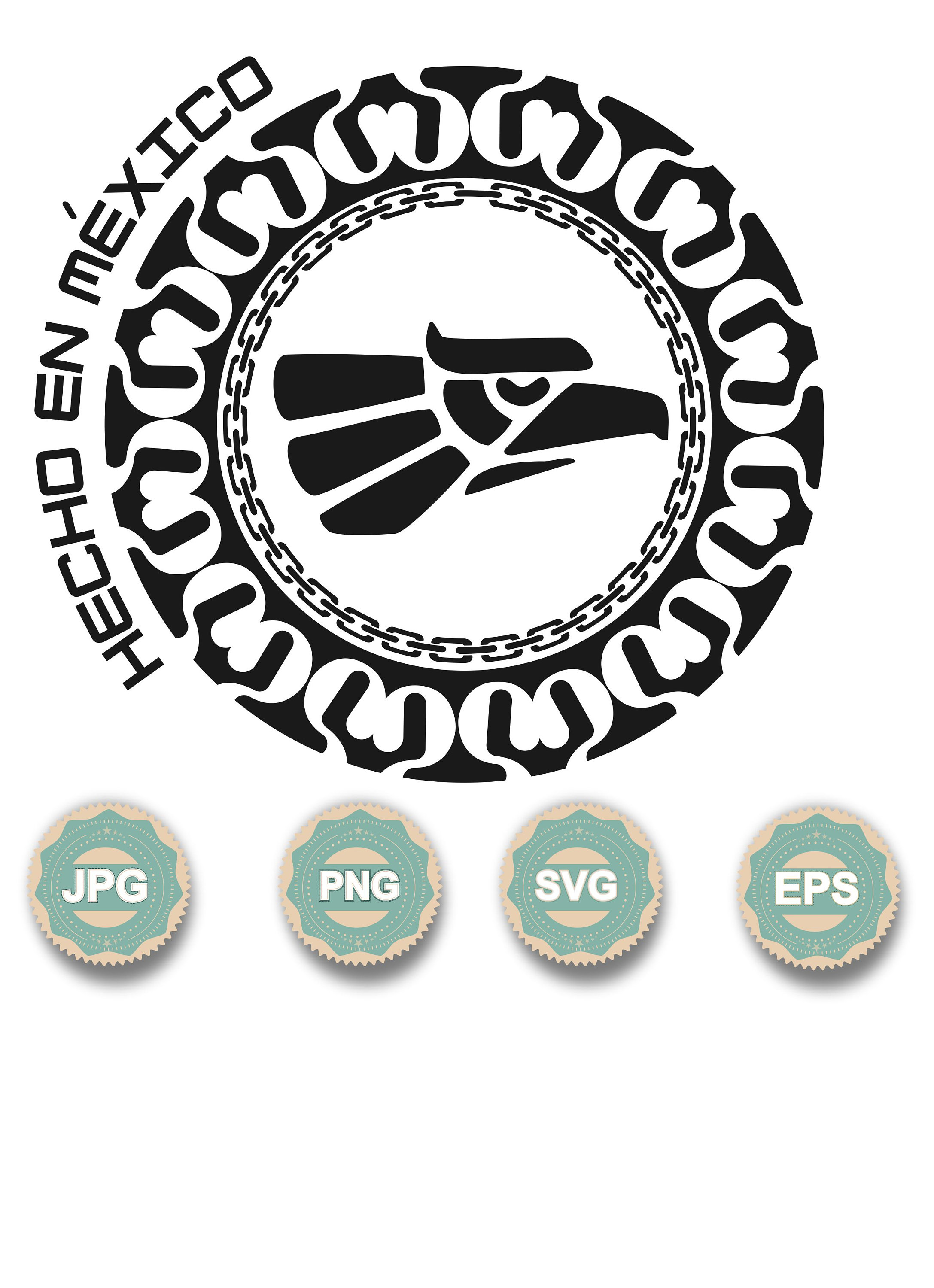 Made in Mexico Logo , Hecho En Mexico Logo Svg Png Photoshop - Etsy