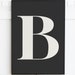 Letter B Wall Art, Family Name Digital Print, Nursery Letter A Poster ...