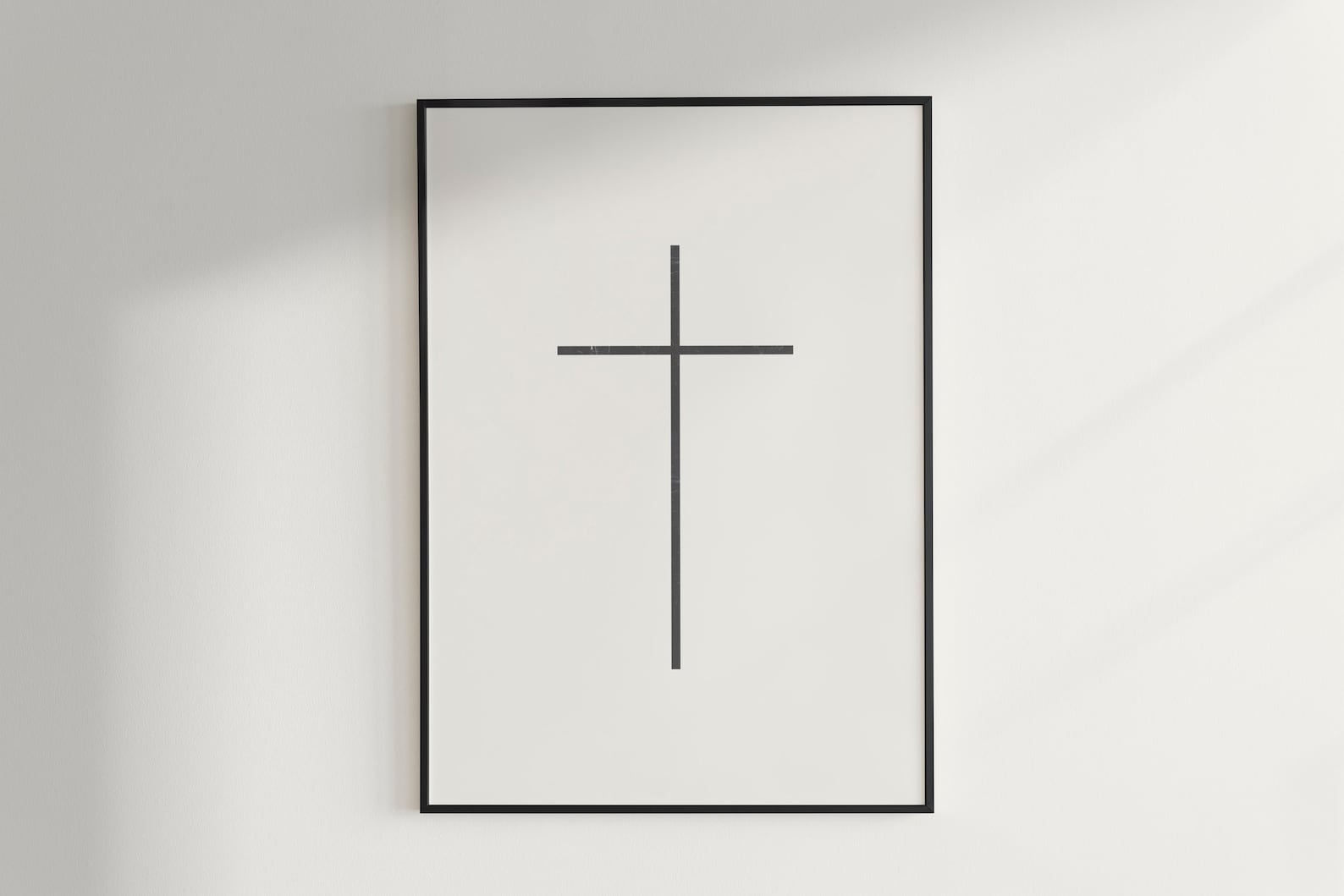 Modern Christian Art, Minimalist Christian Artwork, Cross Decor ...