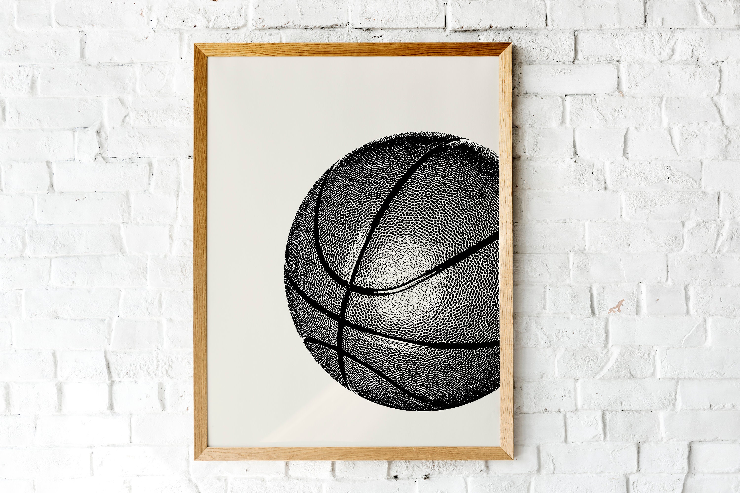 Basketball Wall Art, Sports Art, Basketball Decor, Manly Art, Man Cave ...