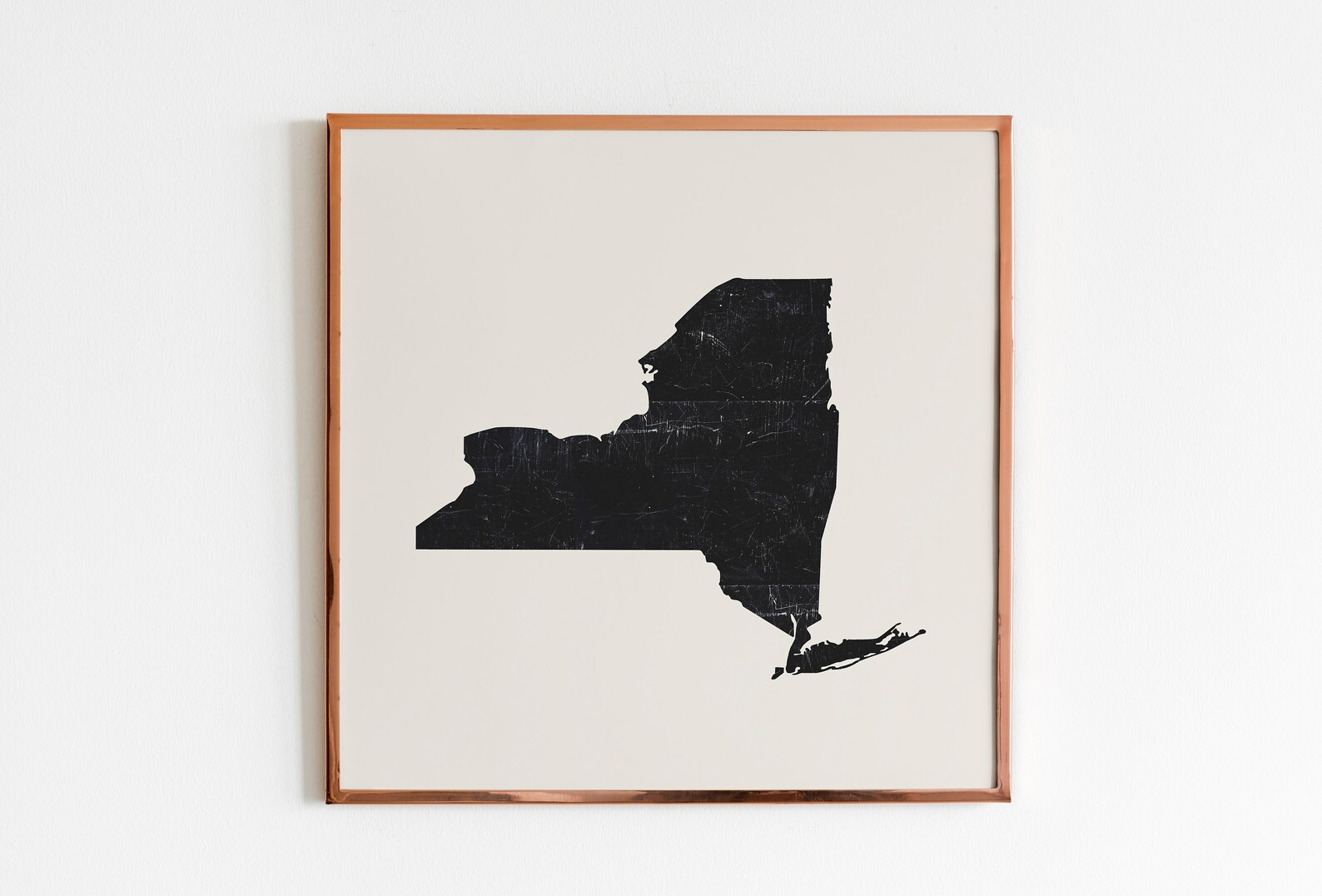 New York State Print, NY Wall Art, Minimalist State Map Poster ...