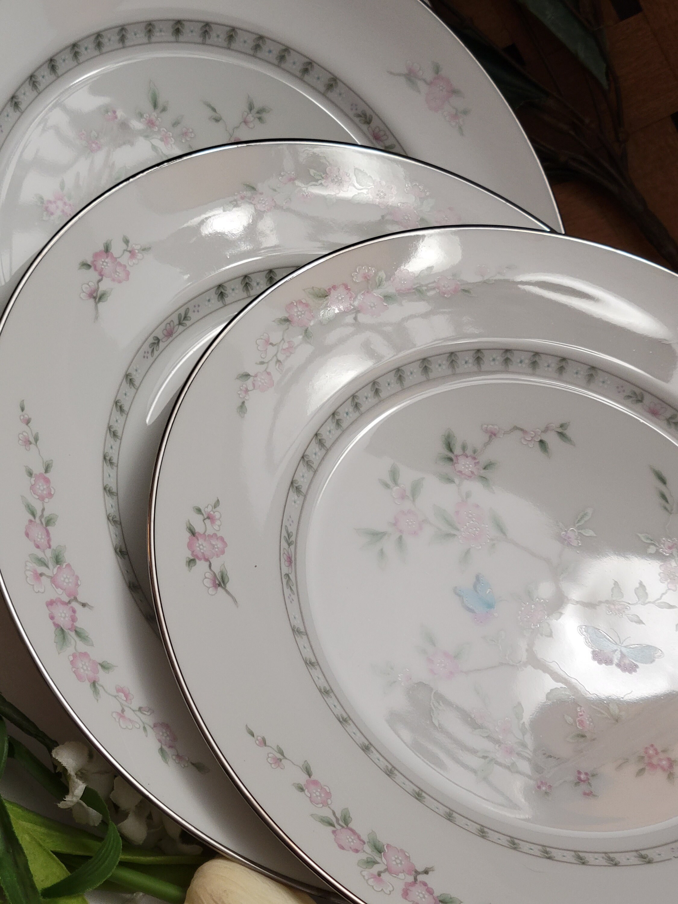 Lenox tea Garden Bouquet Collection Set of 4 Dinner Plates - Etsy