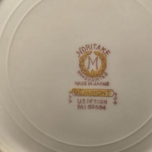 Antique Noritake beaumont Set of 4 Cups and Saucers - Etsy