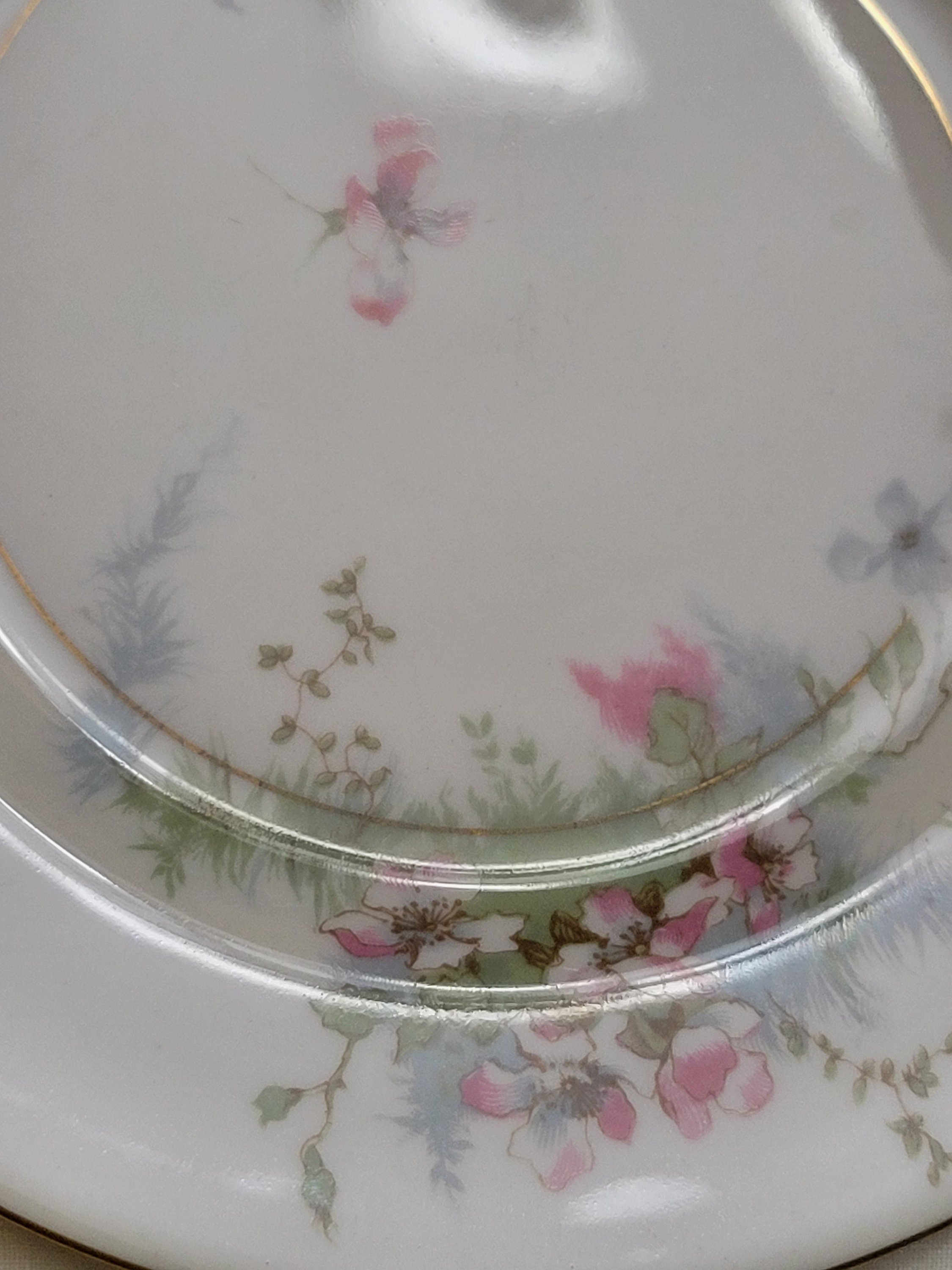 Theodore Haviland apple Blossom Set of 4 Bread - Etsy