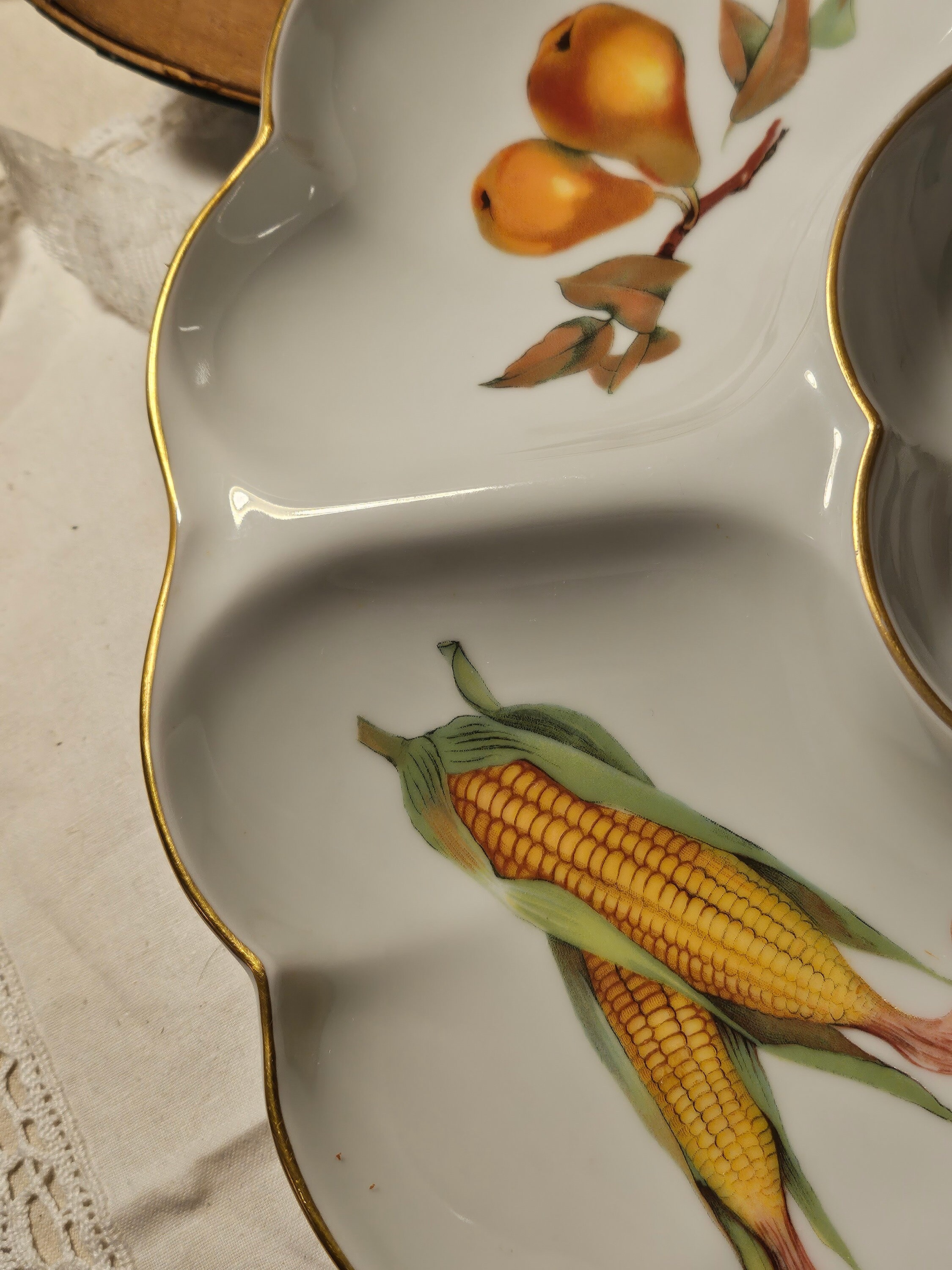 Royal Worcester evesham Gold 13 Scalloped - Etsy