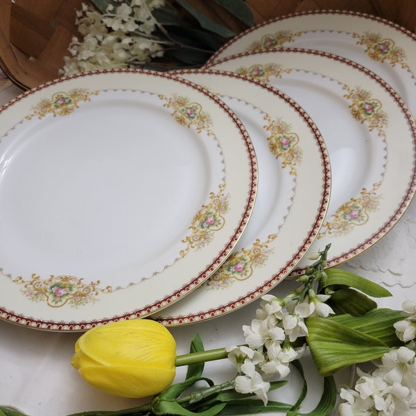 4 Dinner Plates - Etsy