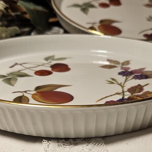 Royal Worcester evesham Gold Set of 2 7 Round Flan Pans - Etsy