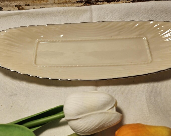 Lenox Butter Tray Only - Platinum Trim - Etsy