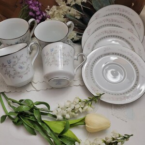 Lenox tea Garden Bouquet Collection Set of 4 Cups and Saucers - Etsy