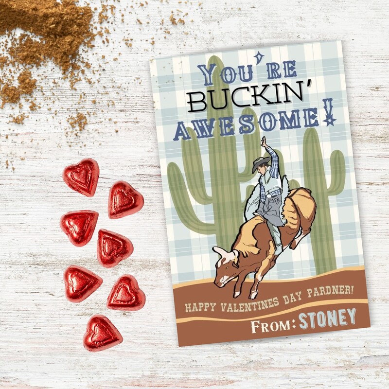 Cowboy Valentine - Etsy