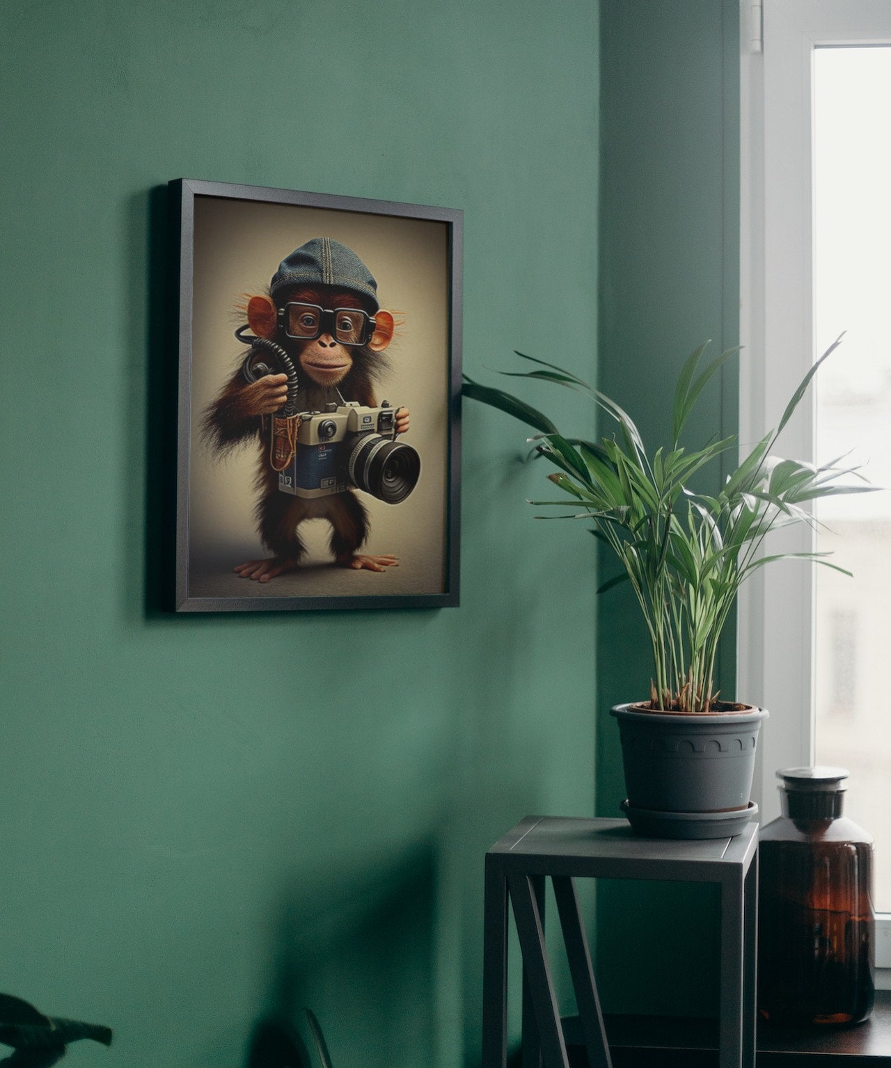 Photographer Monkey With a Camera: High Resolution Digital Art for ...