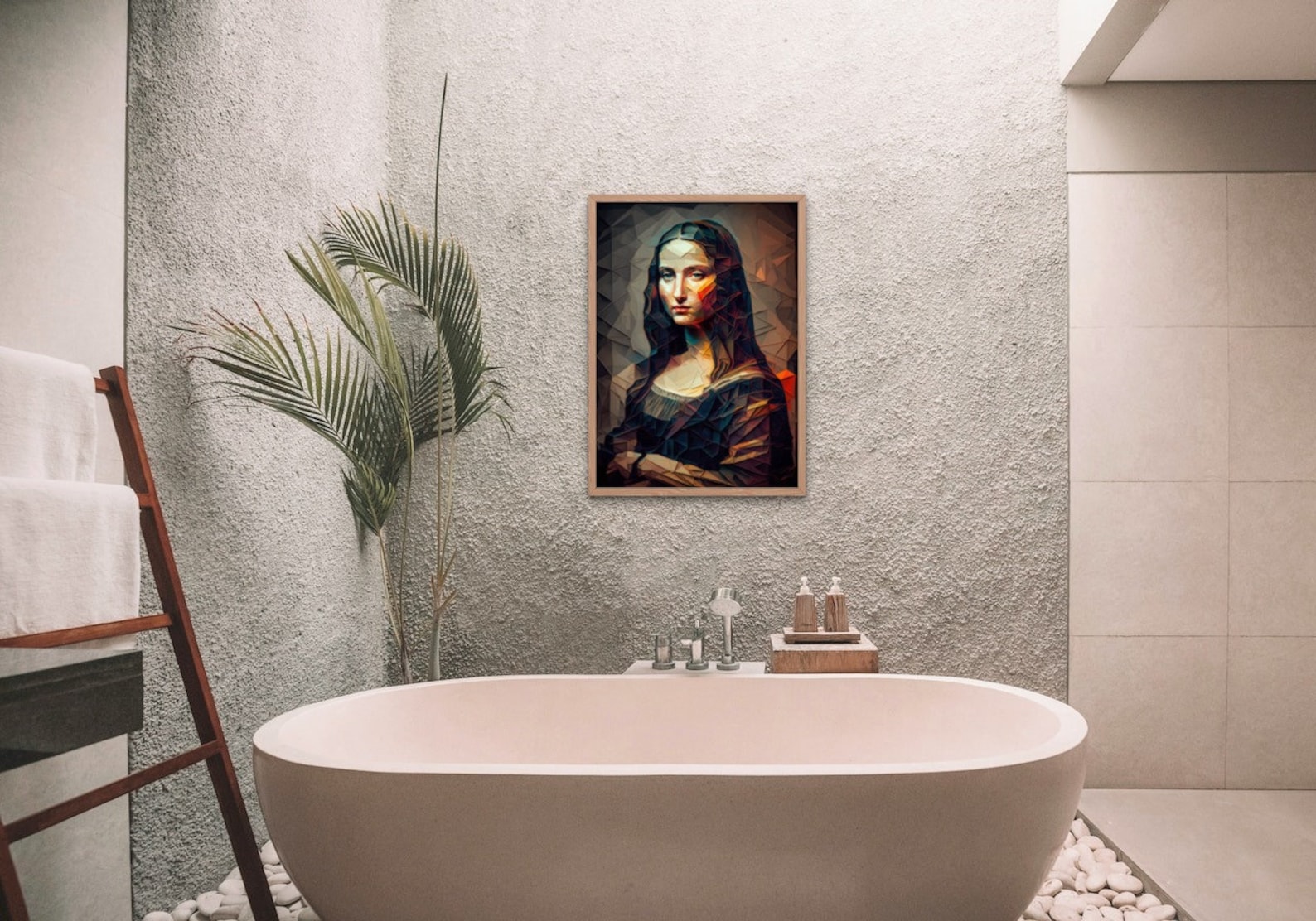 Mona Lisa Picasso Style Digital Art - Etsy
