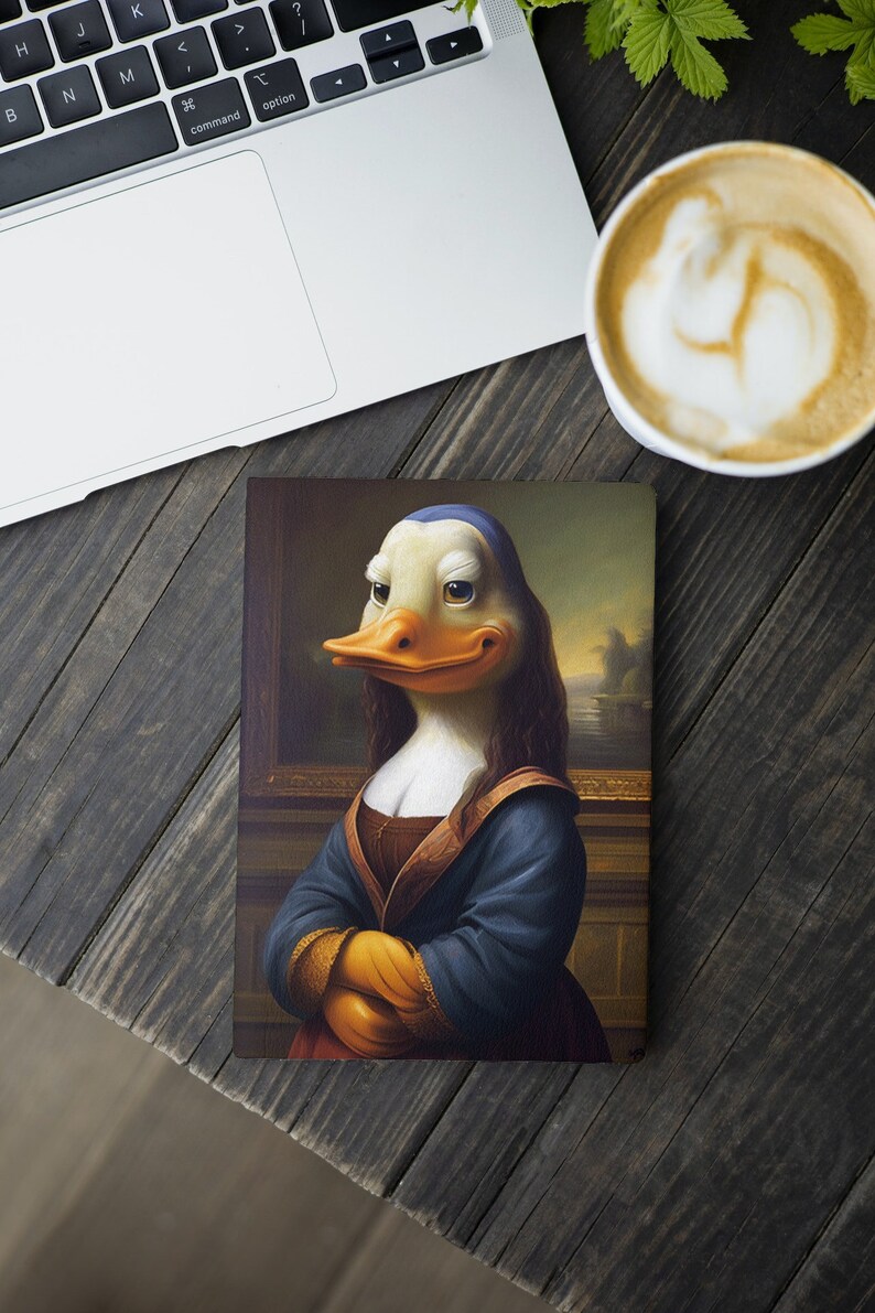 Mona duck Lisa Digital Art Work for Download - Etsy