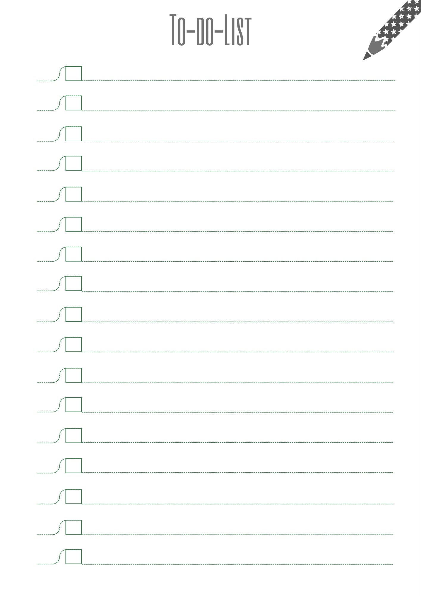 Minimal to Do List Printabe PDF, Instant Download, Productivity Planner ...