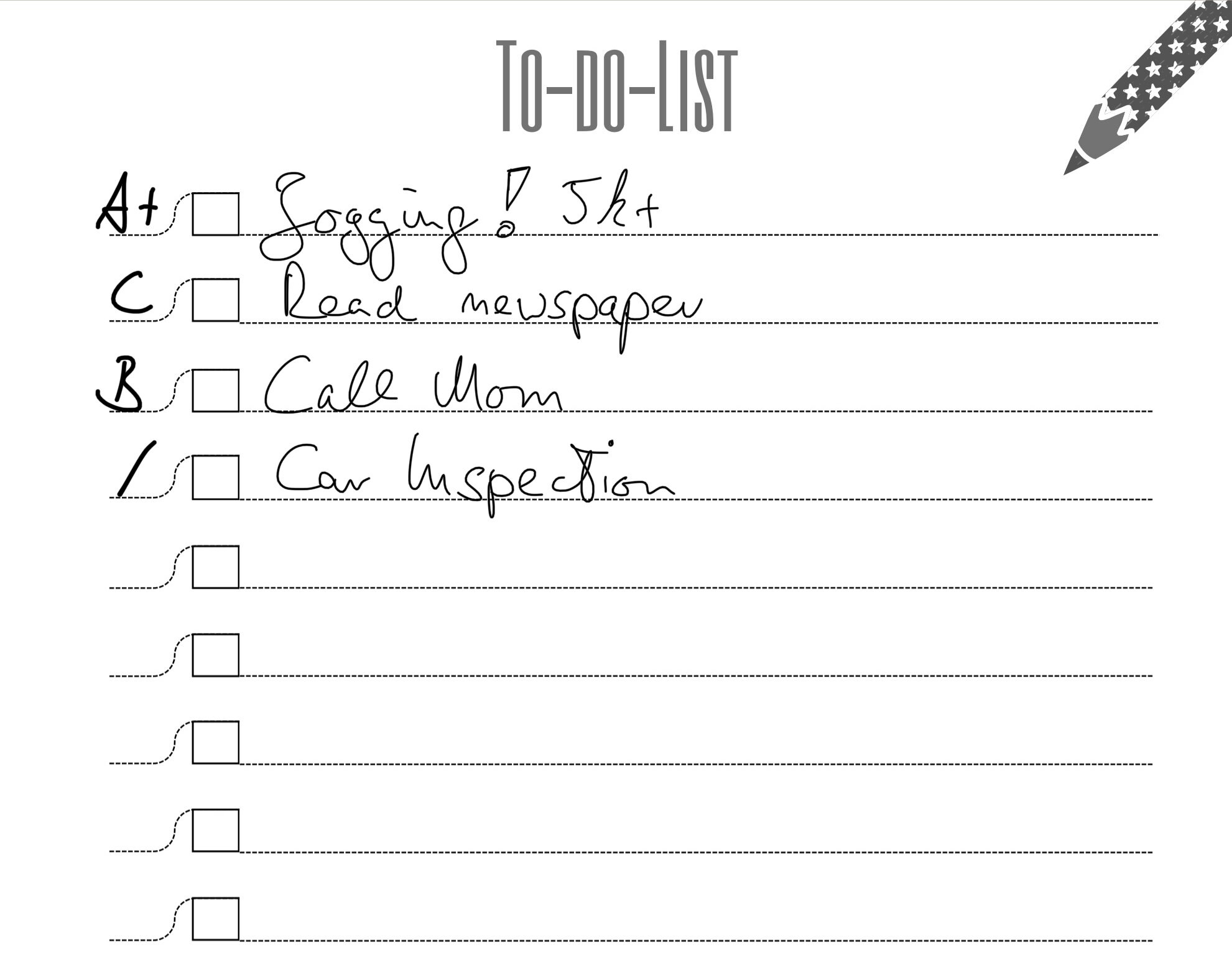 Minimal to Do List Printabe PDF, Instant Download, Productivity Planner ...