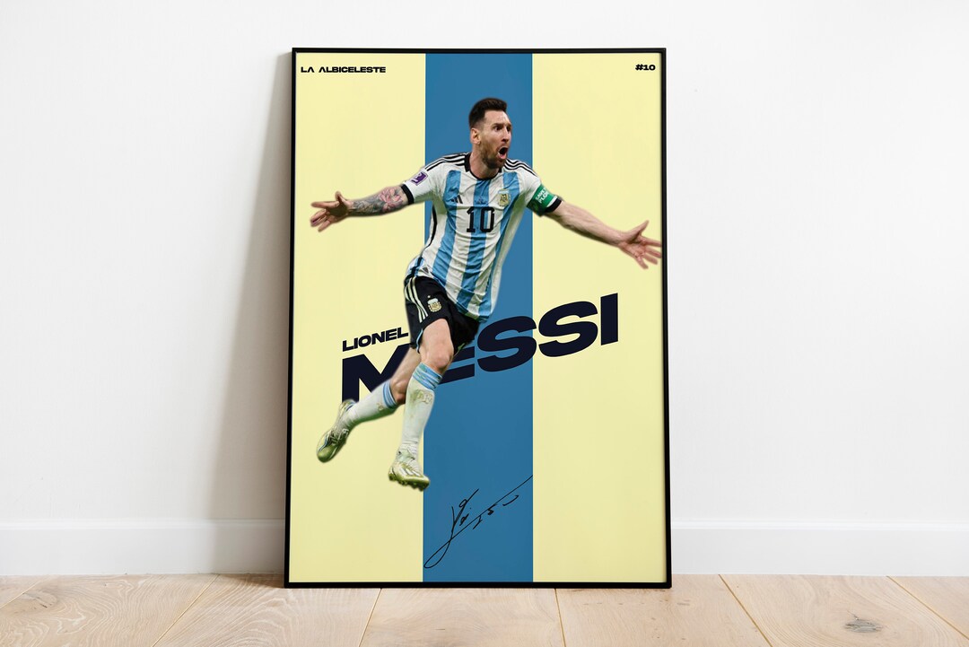 Lionel Messi Argentinien Poster Ziege Fußball WM - Etsy.de