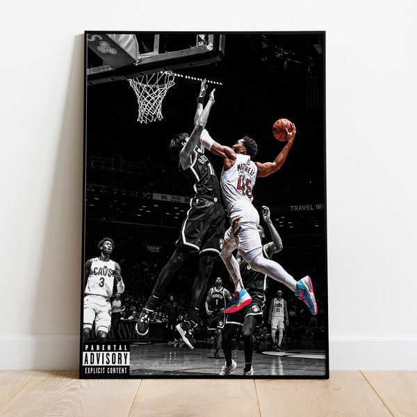 Donovan Mitchell Cavaliers Poster - Etsy