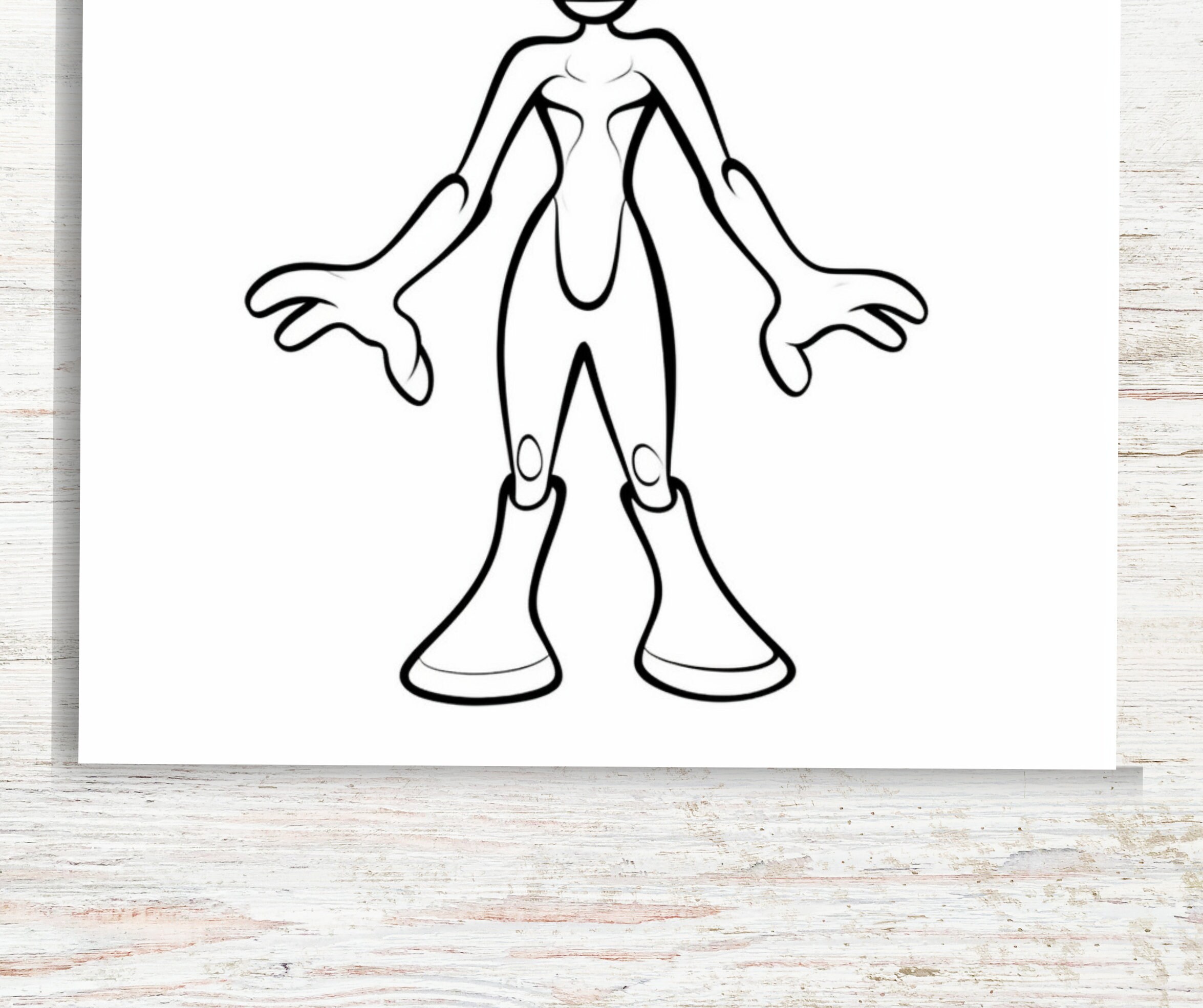 10 Alien Coloring Pages for Kids | A4 Printable PDF | Funny Sci-fi ...