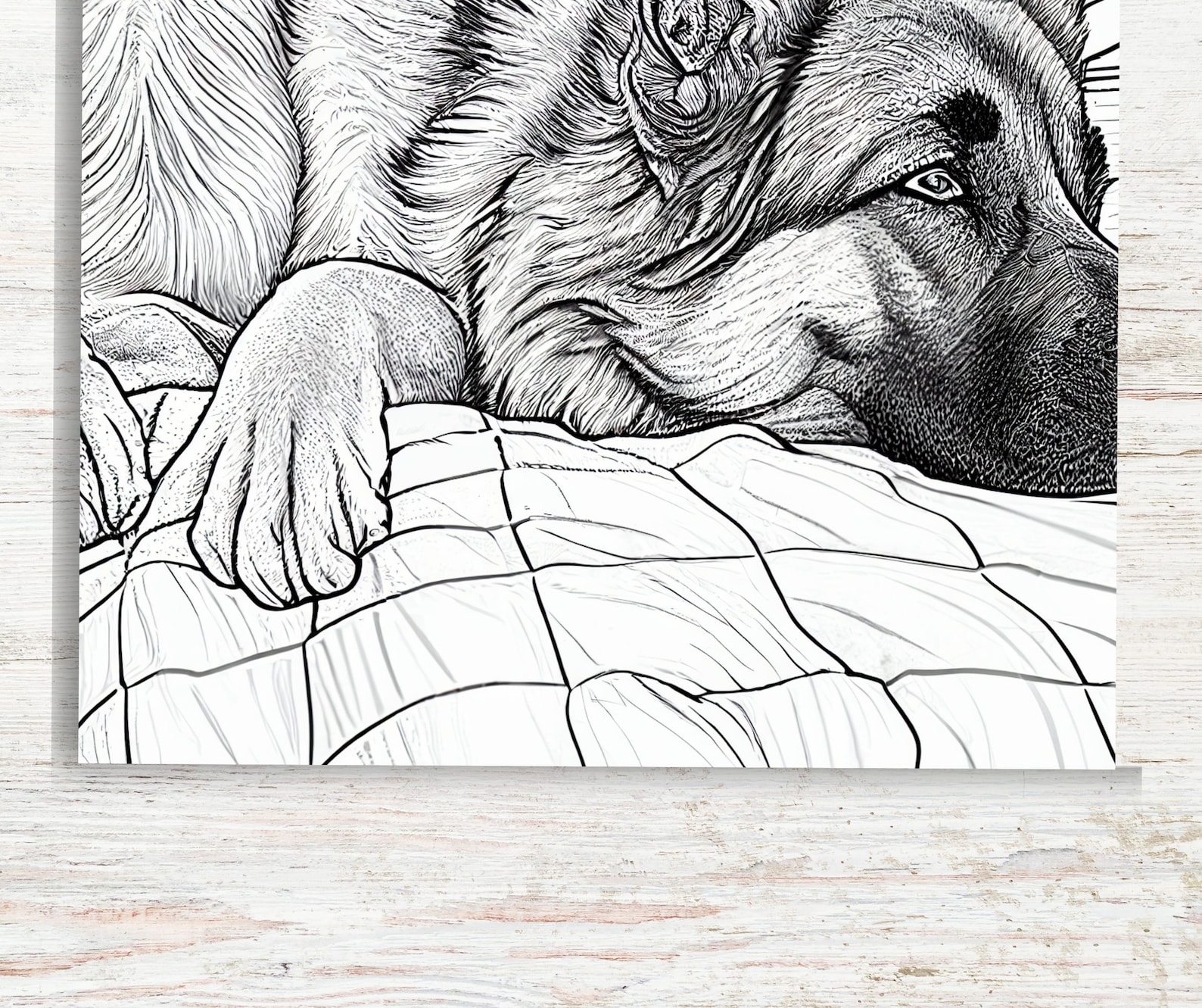 10 Cute German Shepherd Dogs Coloring Pages | Printable Dog Coloring ...
