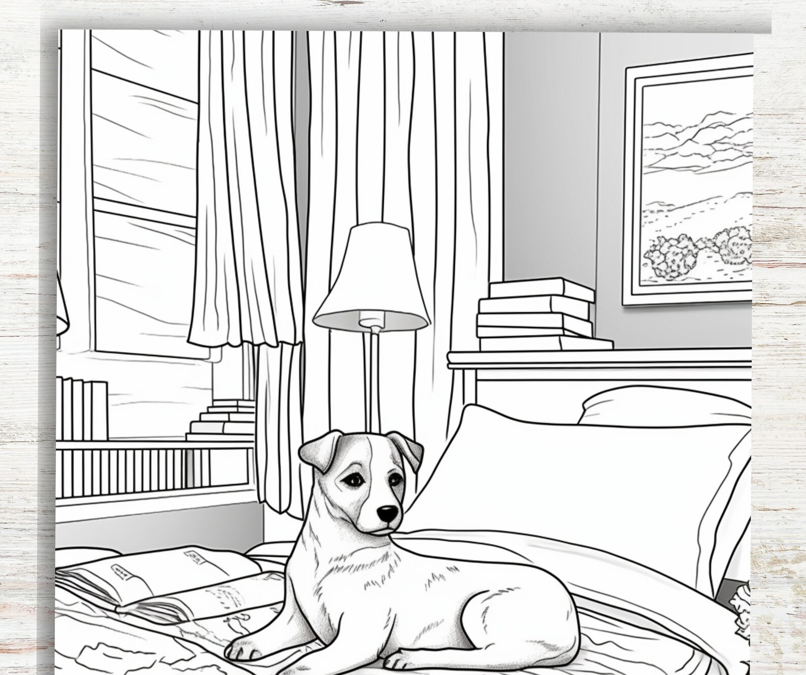 10 Jack Russell Terrier Dogs Coloring Pages | Printable Dog Coloring ...