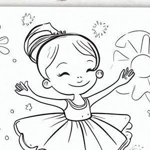 10 Cute Ballerina Coloring Pages | Printable Coloring Sheets for Kids ...