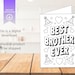 Best Brother Ever Printable Coloring Card | Digital Download | Fun DIY ...